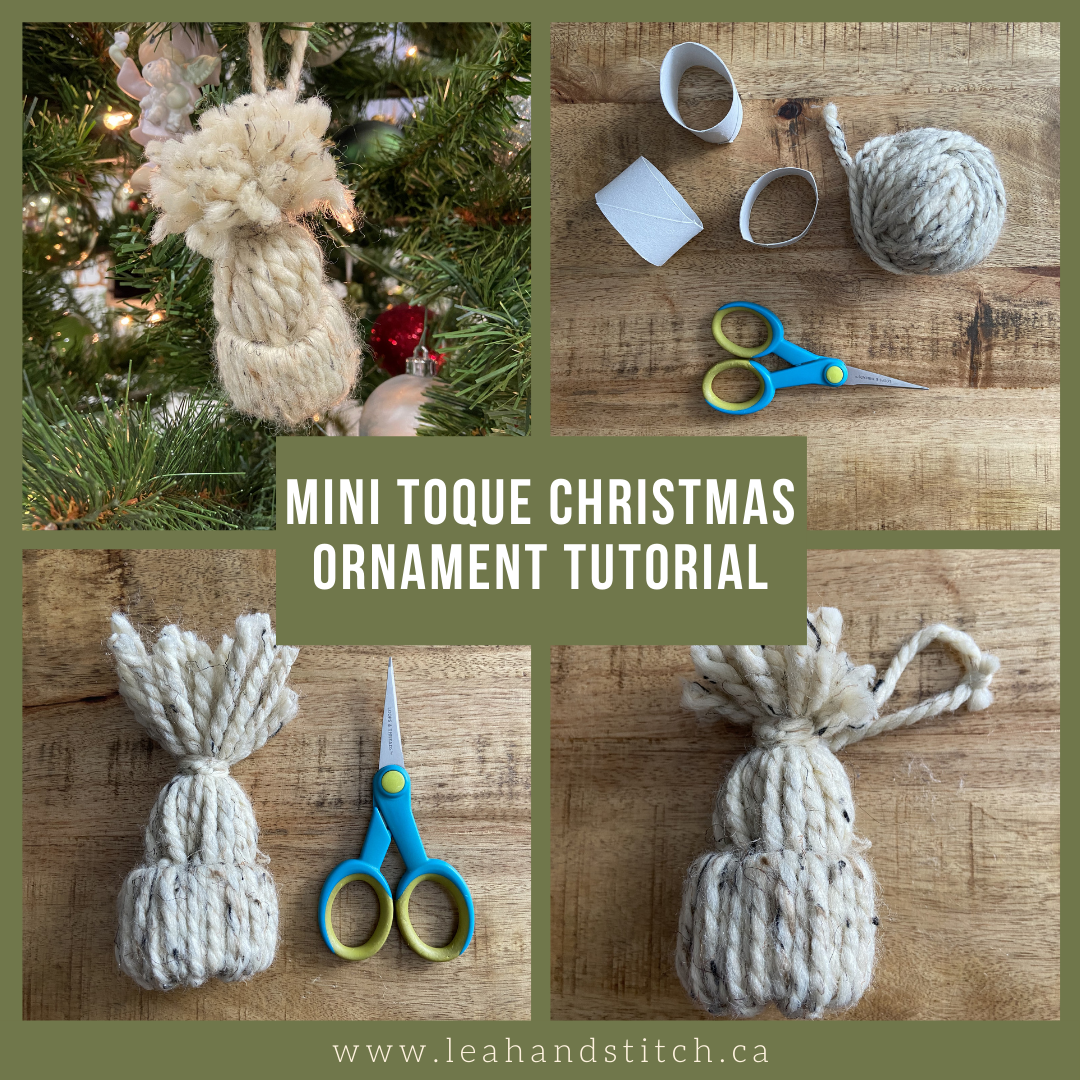Mini Toque Christmas Ornament Tutorial – Leah & Stitch
